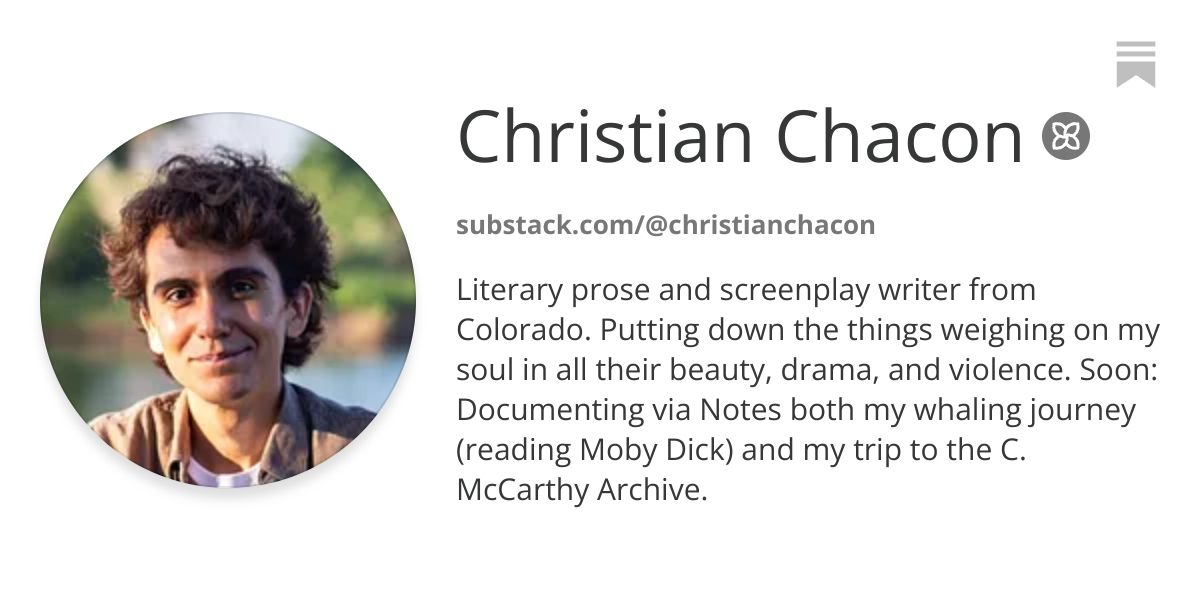 Christian Chacon | Substack