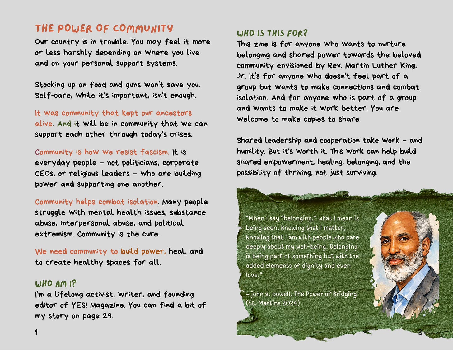 Community as Strategy: 10 Ways to create belonging and power where you live