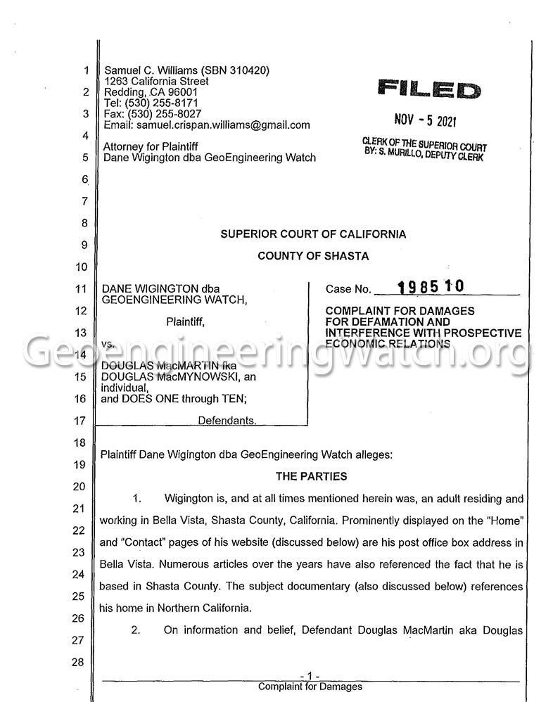 Dane Wigington's Shasta County Hearing 2025