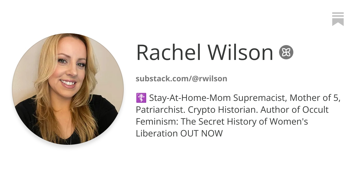 Rachel Wilson | Substack