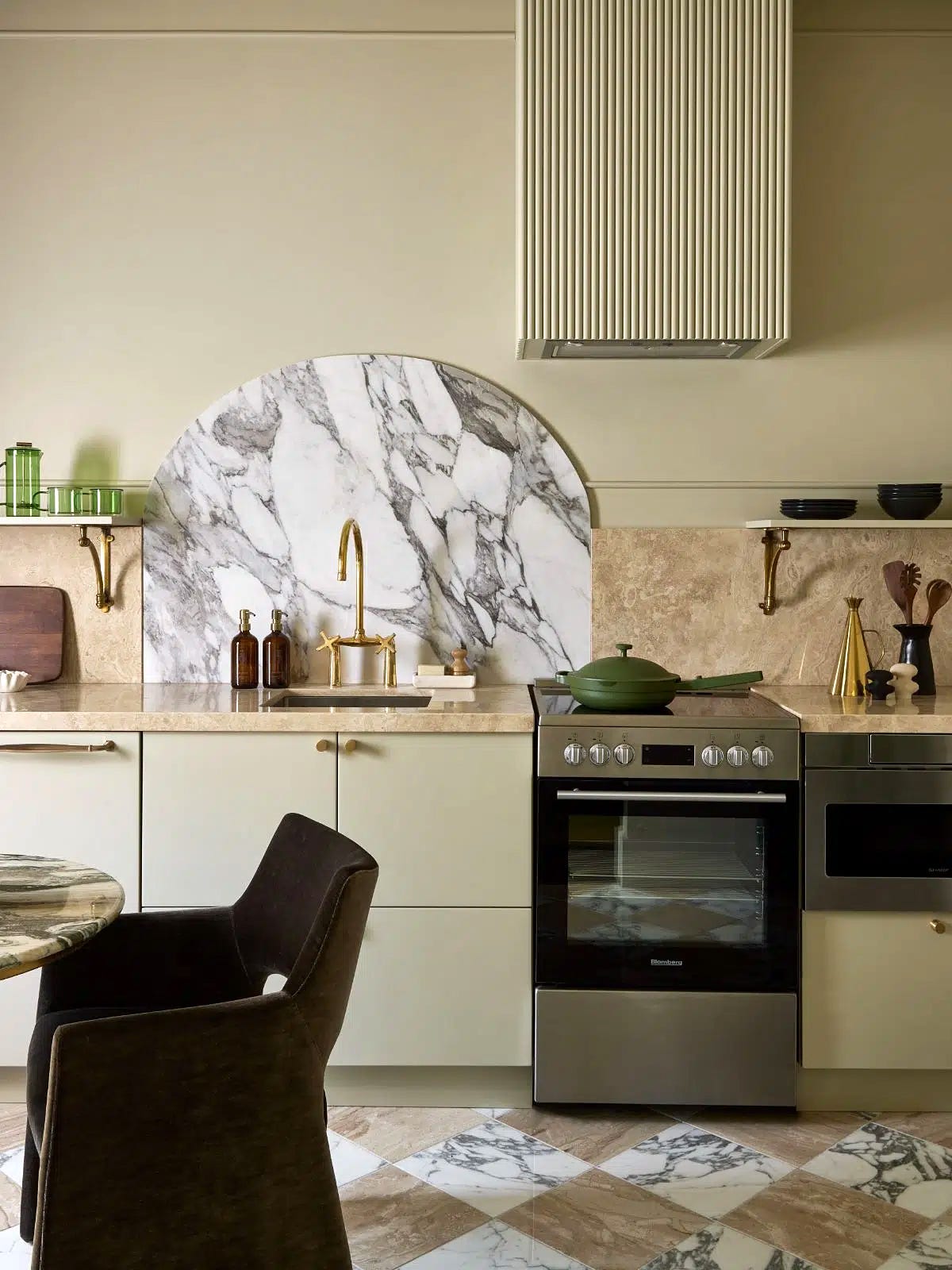 mixing different marbles