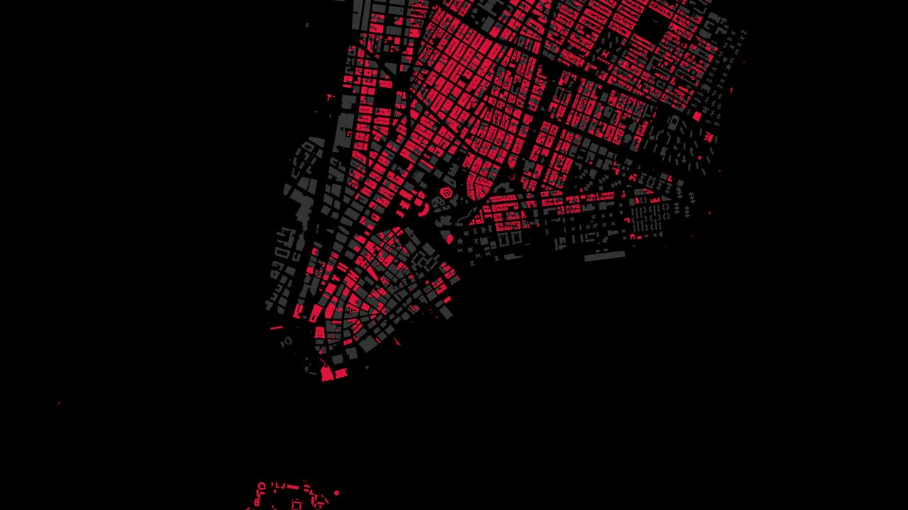Mapping Manhattan’s Growth - Building Construction Time-lapse in Python