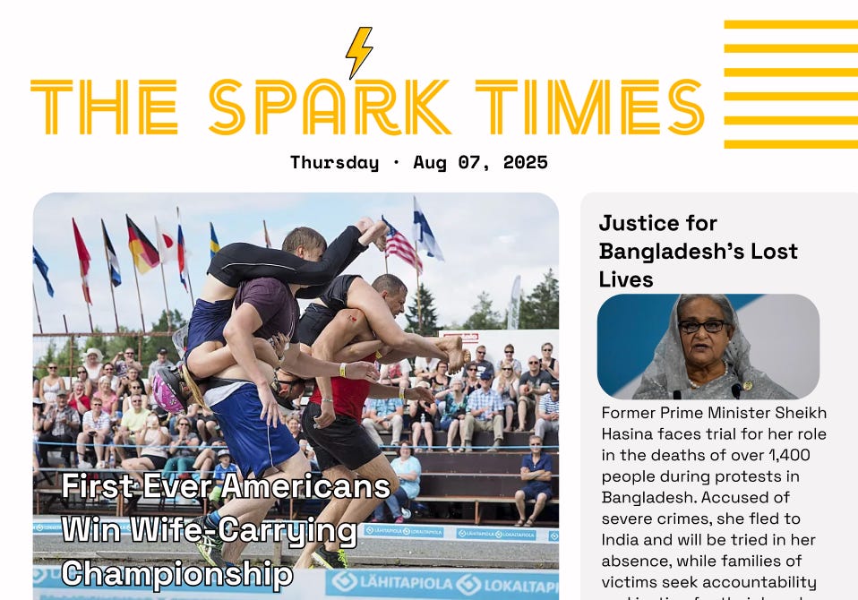 Aug 7, 2025: The Spark Times