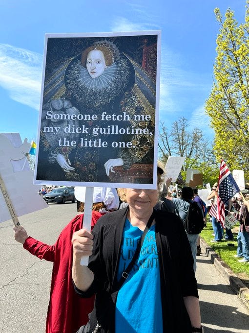 Top 15 Signs at Hands Off Protests - by Ron Filipkowski