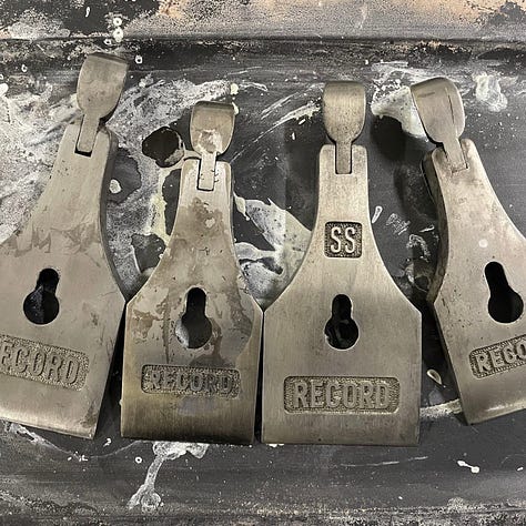 Stripping Old Plating, Japanning and Paint from Vintage Woodworking Tools