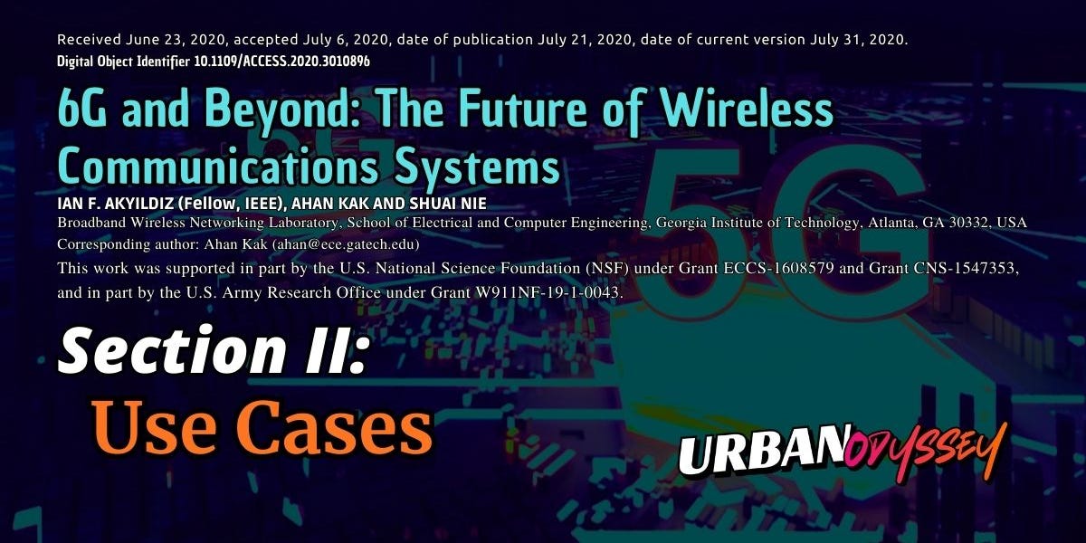 6G Use Cases: Holographic Teleportation, Drone Policing & S.M.A.R.T ...