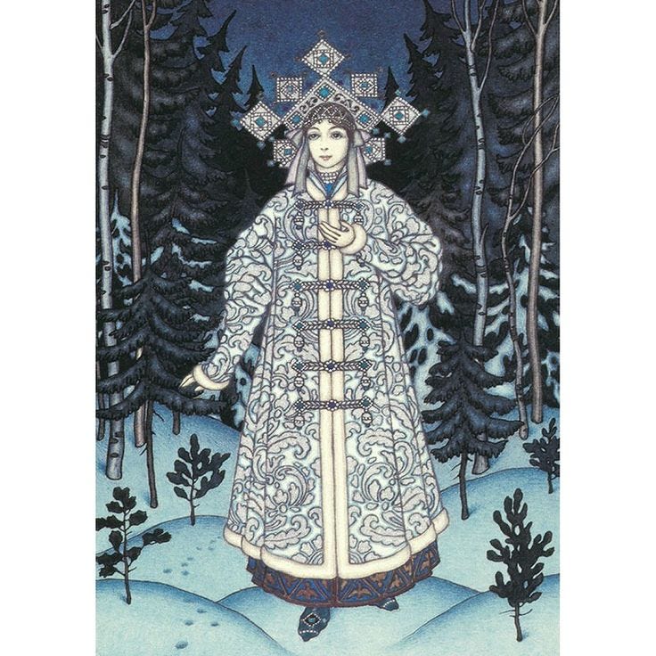Dedushka Moroz and his skeletons