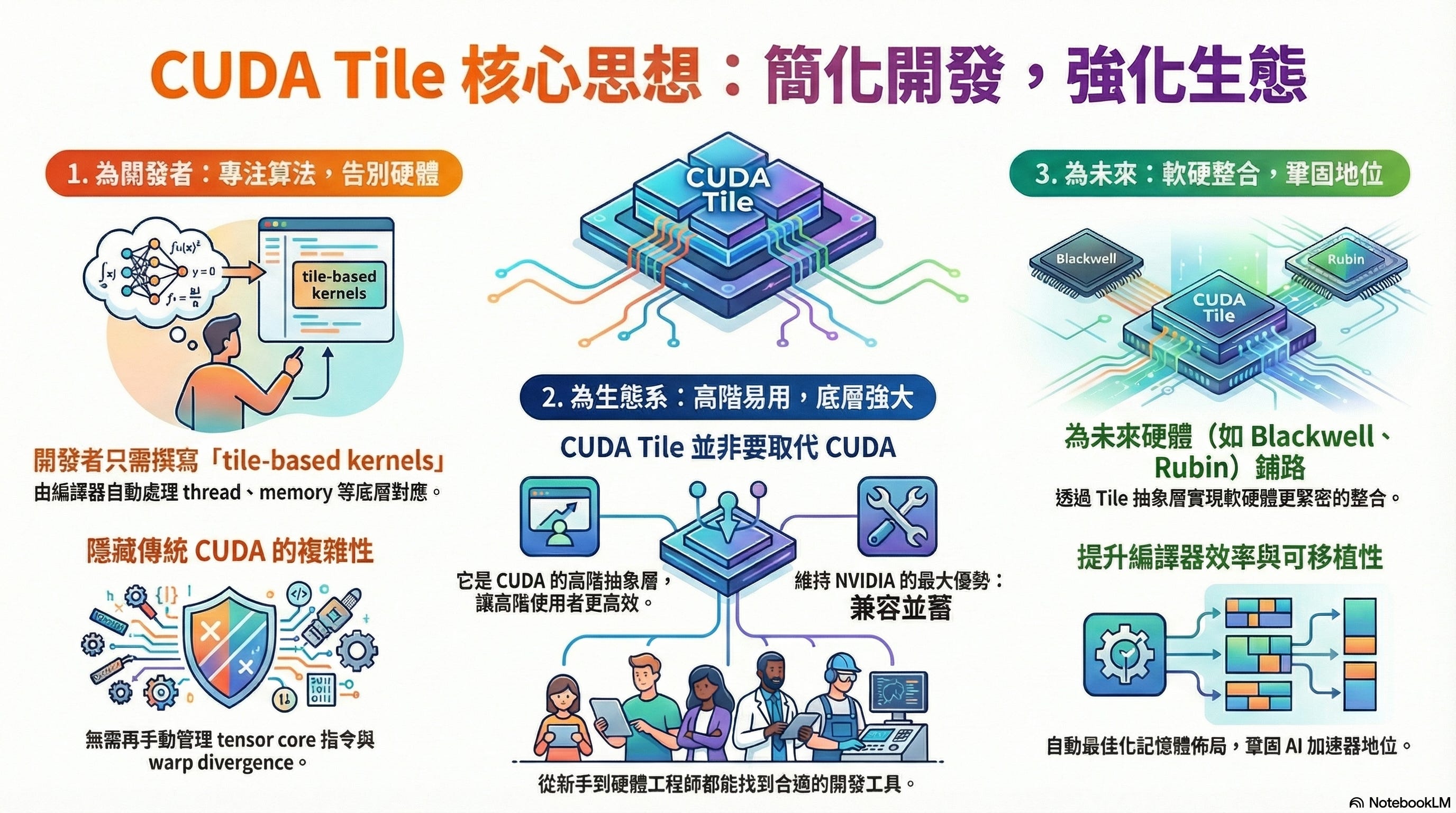 NVIDIA CUDA Tile vs. Google TPU ，傻傻分不清？ - by BASM - 看圖說故事