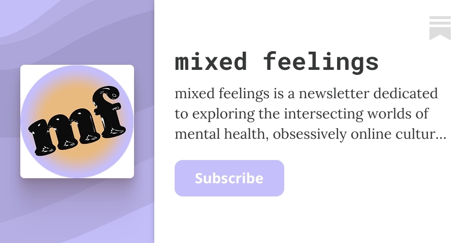 About - mixed feelings
