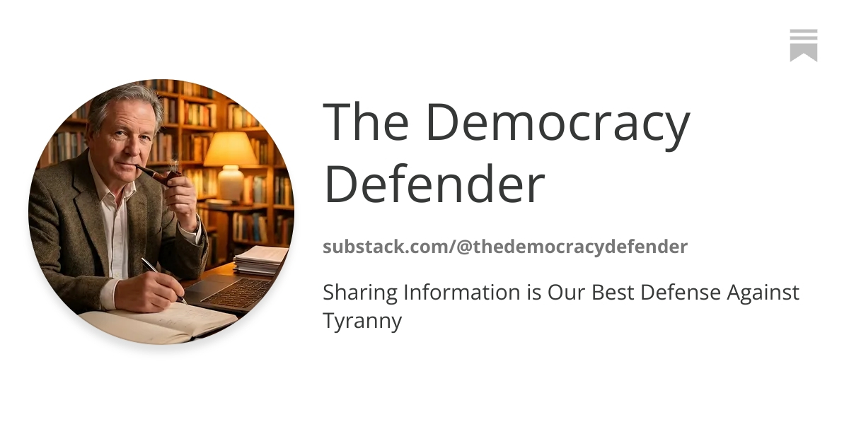 The Democracy Defender | Substack