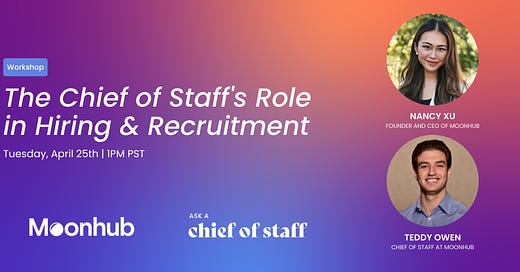 Ask a Chief of Staff | Substack