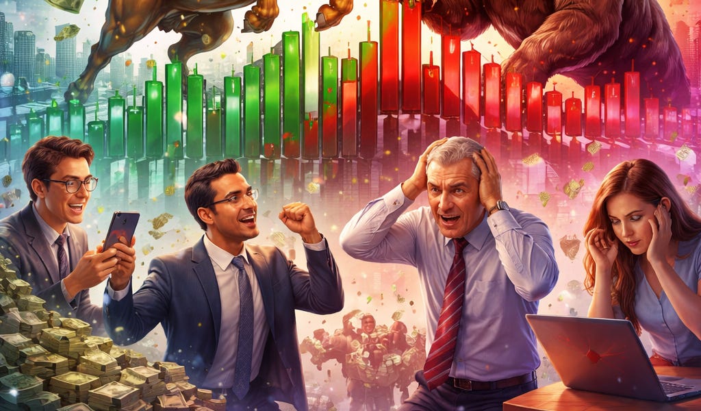 How Fear and Greed Shape the Stock Market - by Smita