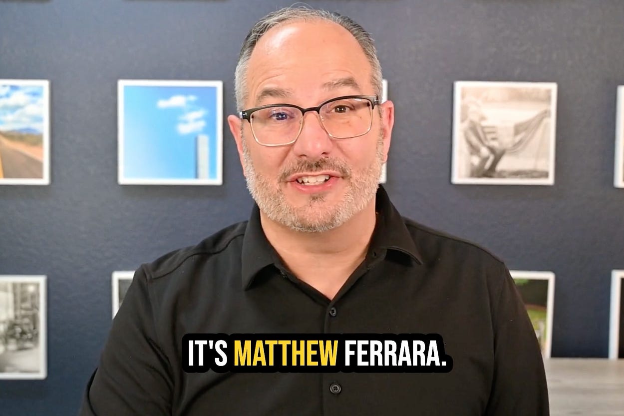 Always Inspiring | Matthew Ferrara | Substack