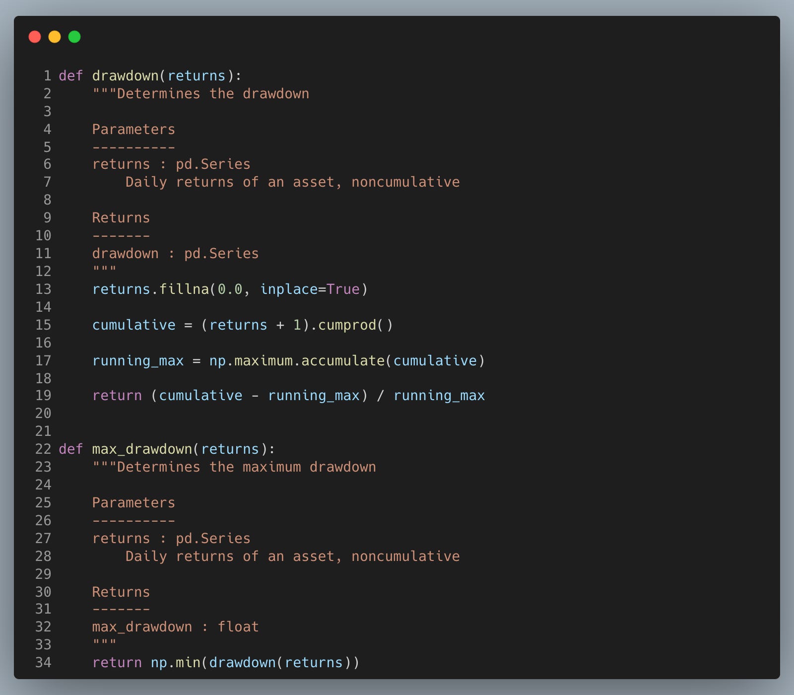 Manage risk with drawdown, not hope - PyQuant News