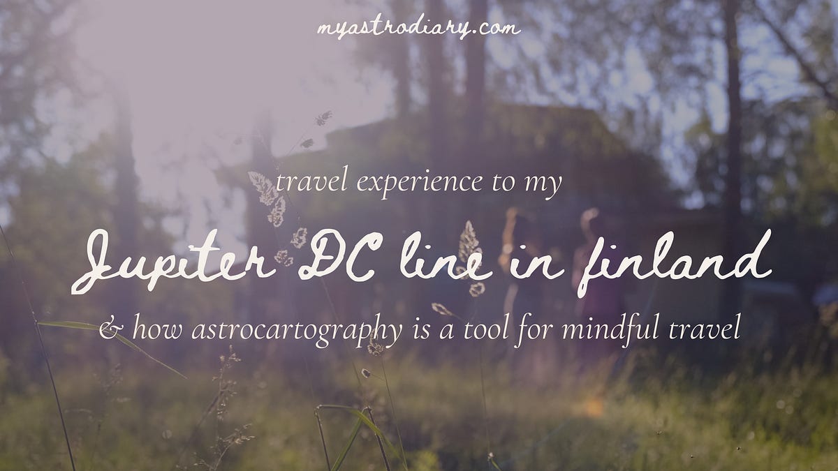 Jupiter DC astrocartography line experience