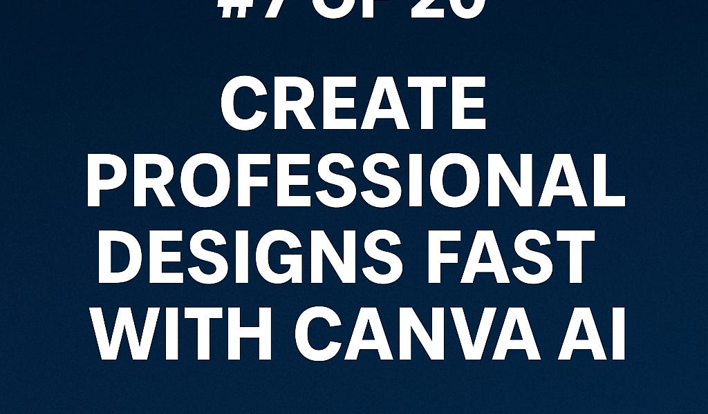 AI Essentials: How to Use Canva Magic Studio to Create Professional ...