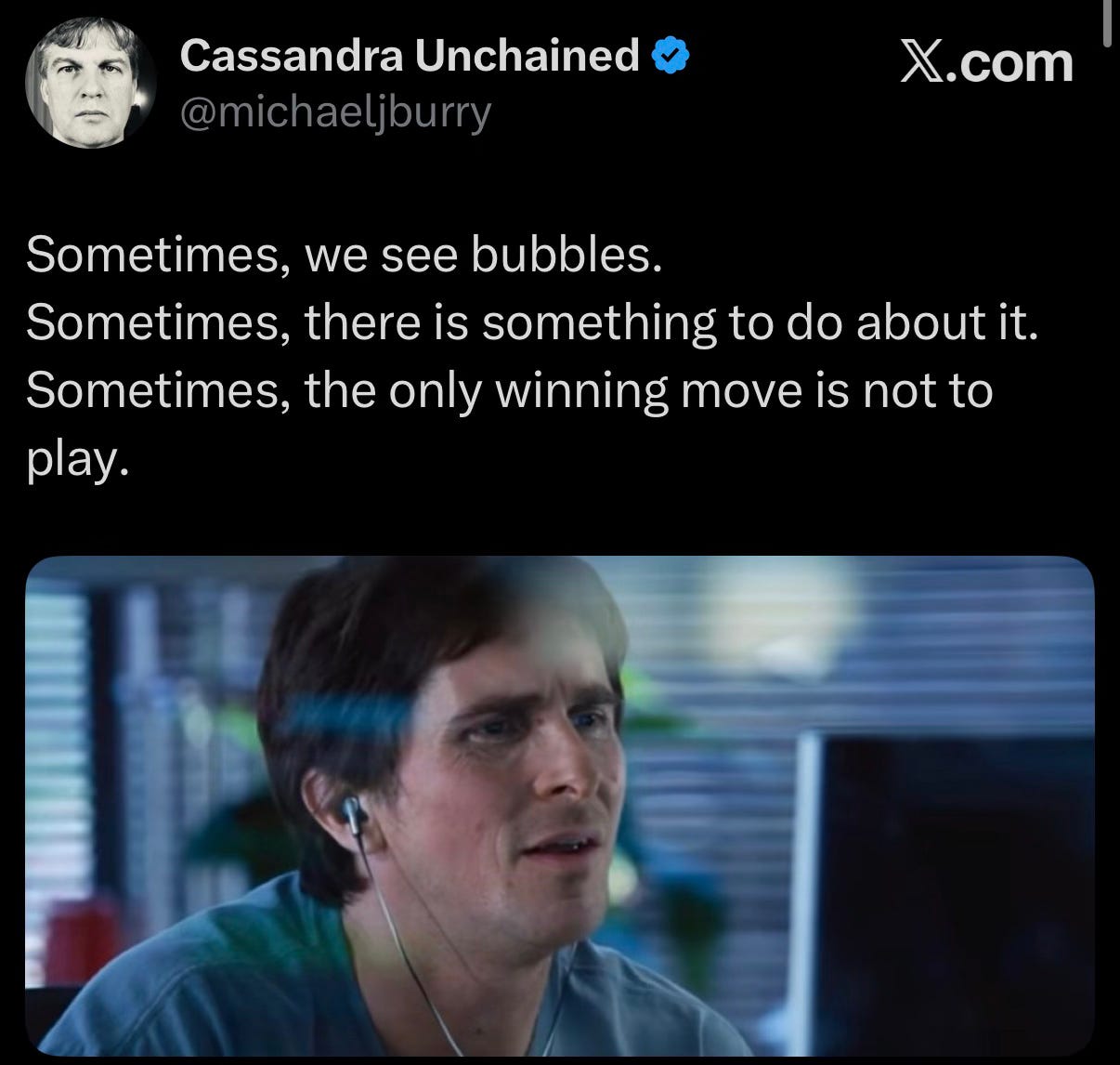 Michael Burry’s Warning: Stock Market Bubble No One Wants to See – The ...