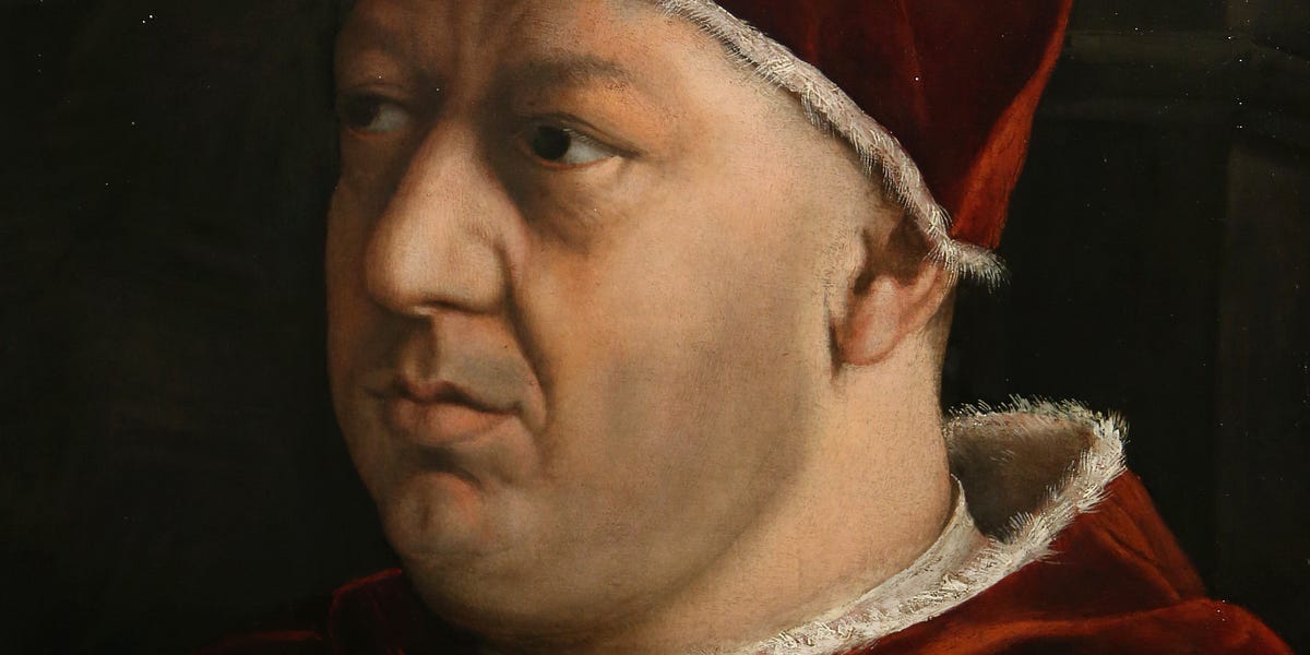 Martin Luther burns a papal bull - by Matthew Sewell