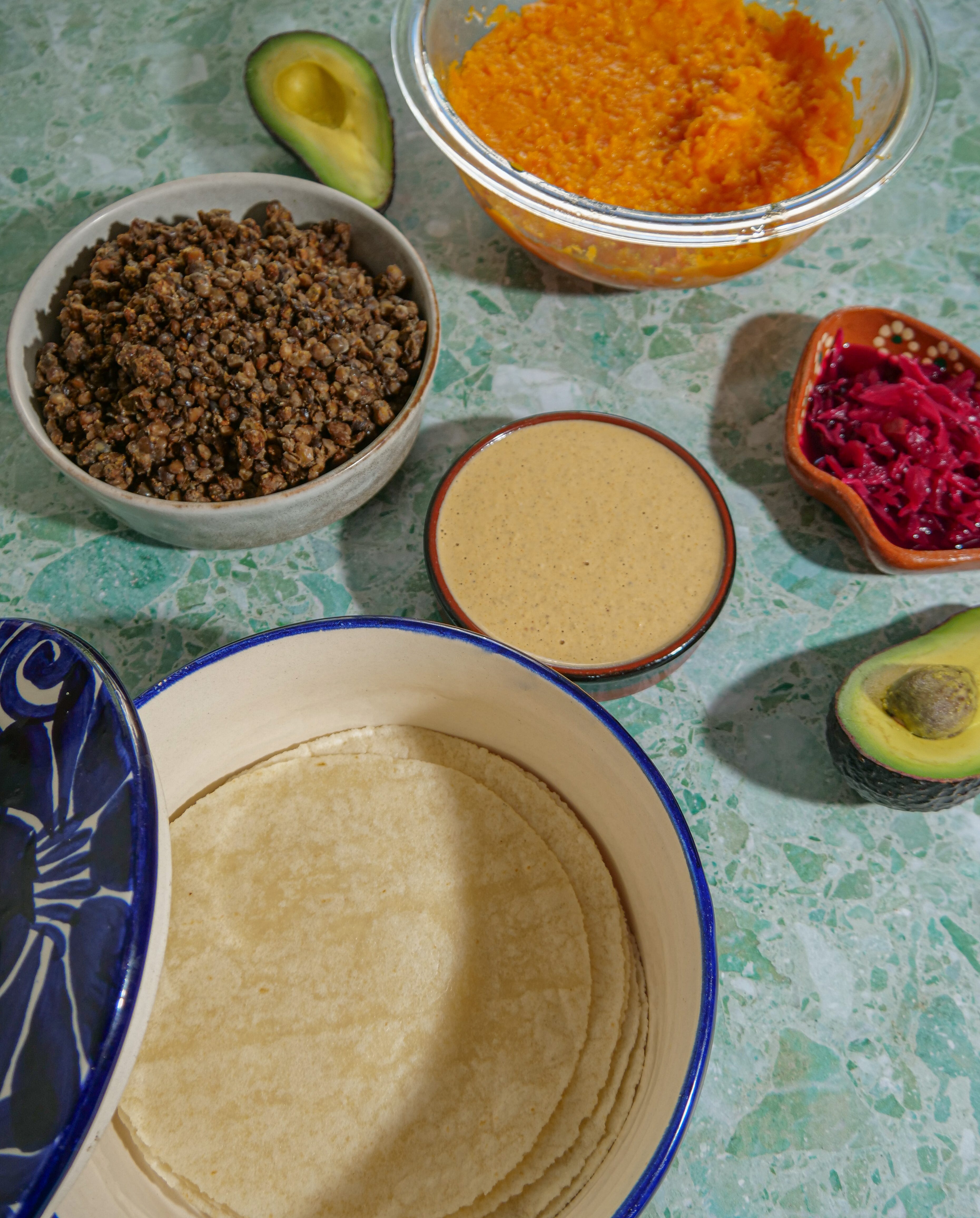 Crispy Lentil Rainbow Tacos 🌈 - by Bai (Chef Bai)