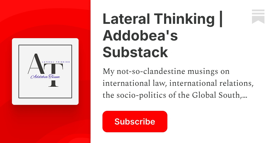 Lateral Thinking | Addobea's Substack | Substack