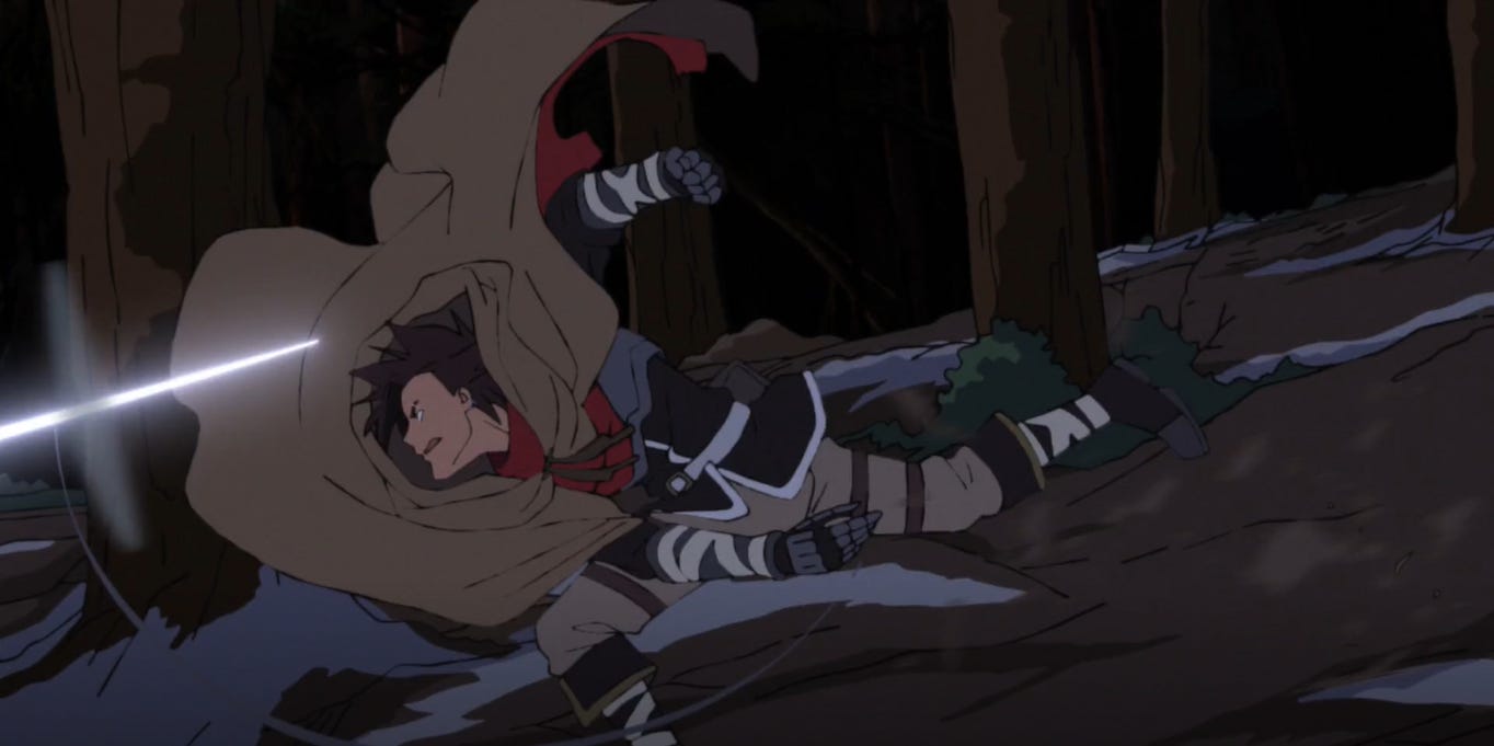 After watching the currently airing anime Sentenced to Be a Hero