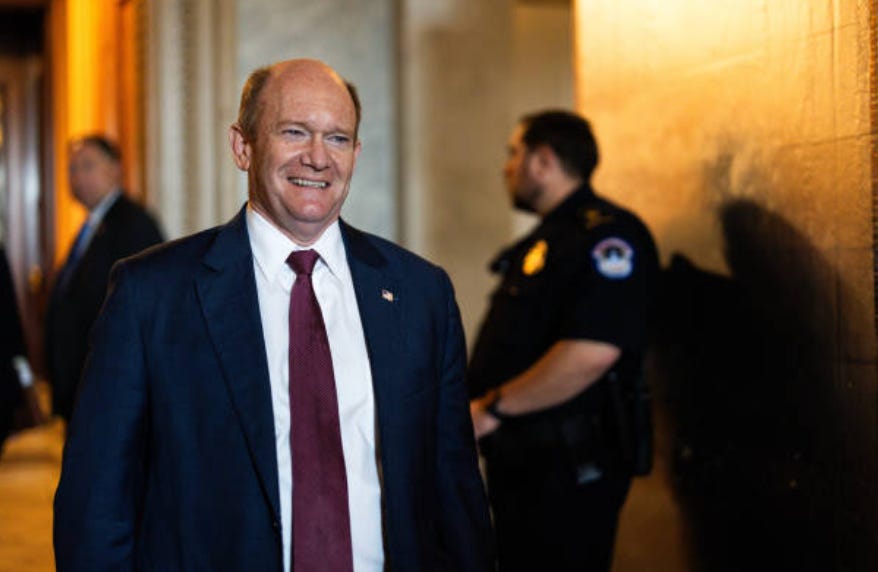 Hours Before Leading A Bipartisan Delegation To Denmark Senator Chris ...