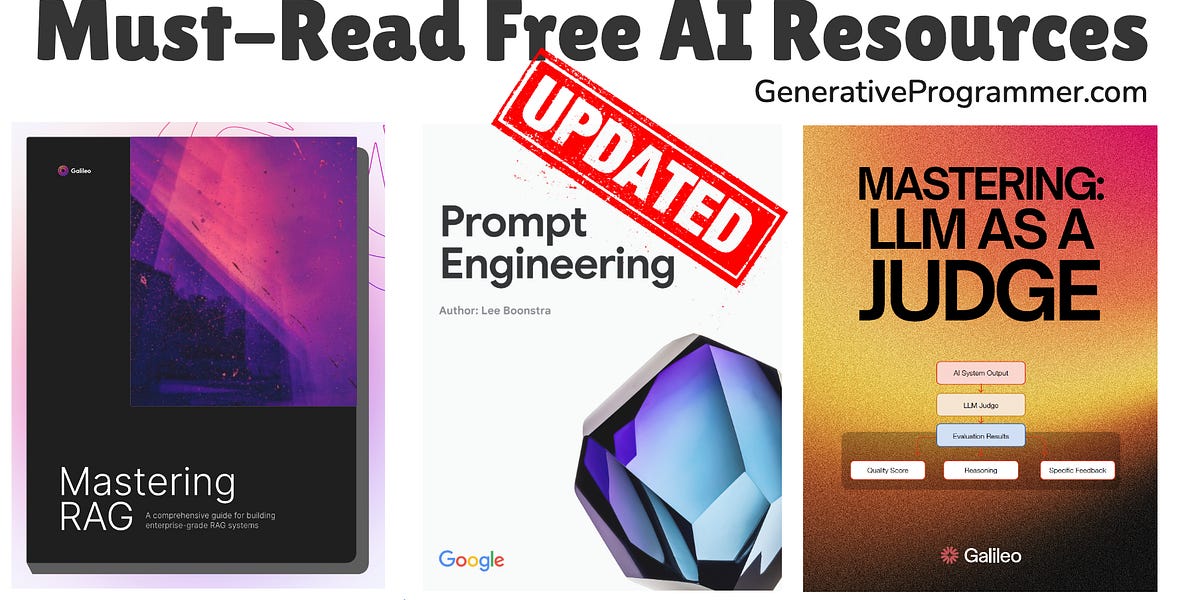 Must-Read Free AI Resources - by Bilgin Ibryam