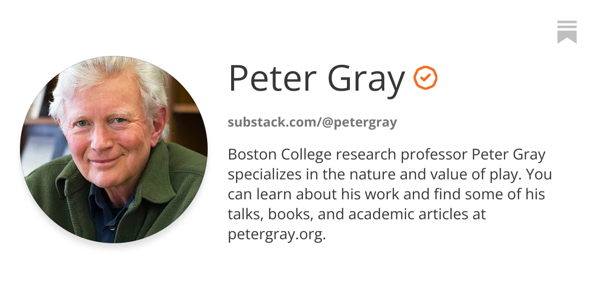 Peter Gray | Substack