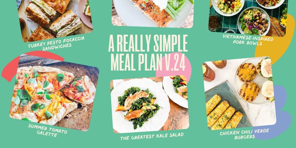 a really simple meal plan v.24