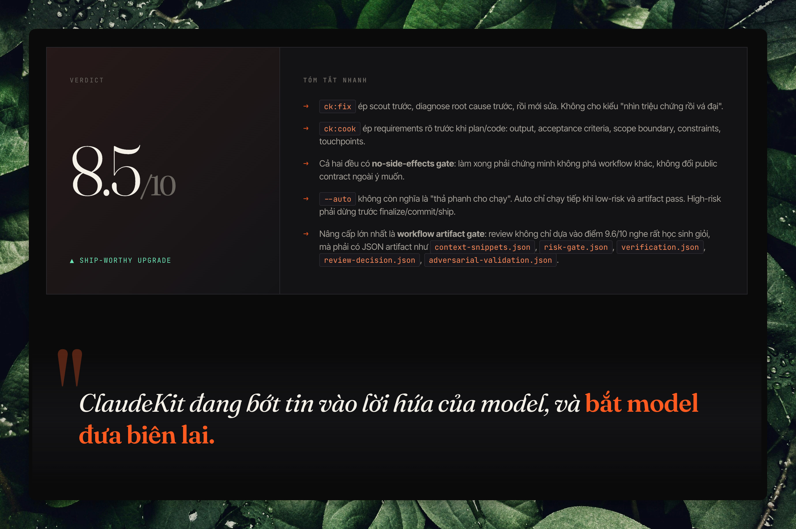 ClaudeKit - FIX và COOK skills vừa được nâng cấp lớn!