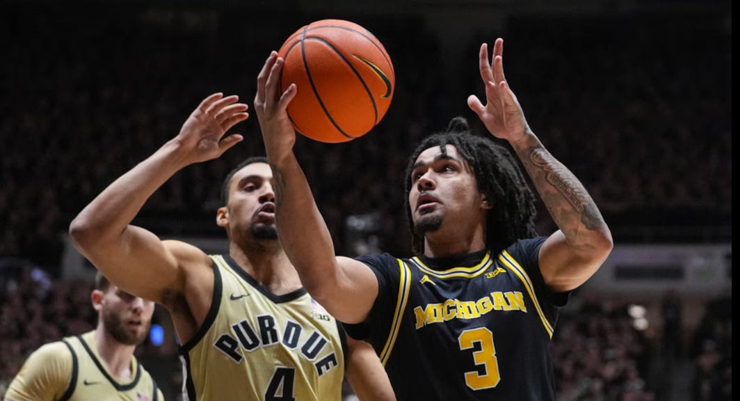 #1 Michigan Cruises Past #7 Purdue, Sets Up Showdown vs. #2 Duke on ...