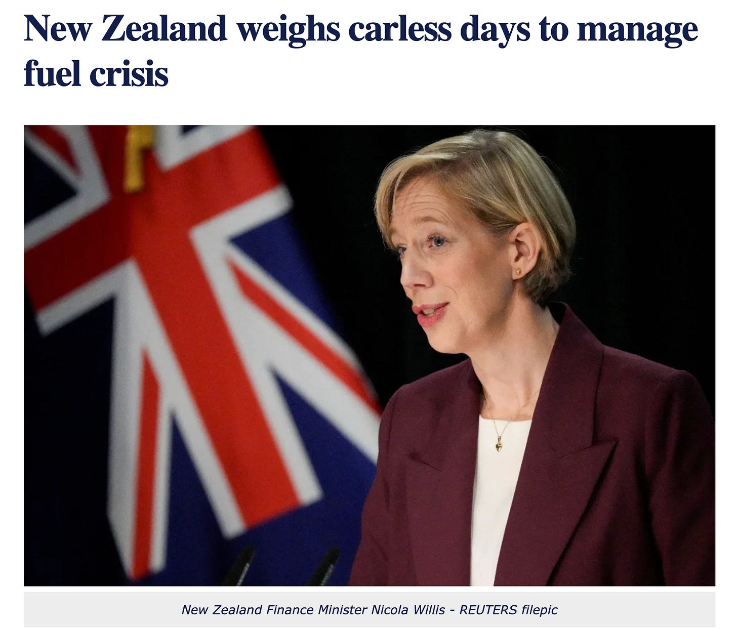 TOWARDS LOCKDOWNS: Back to 1970's carless days in New Zealand?