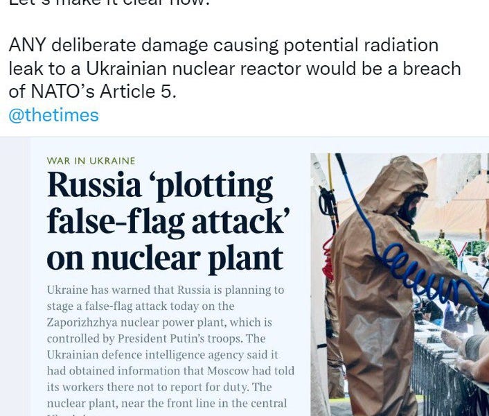 NATO gets ready to Invoke Article 5 to start Ground War with Russia