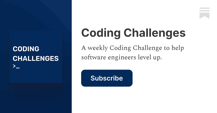 Coding Challenges | John Crickett | Substack
