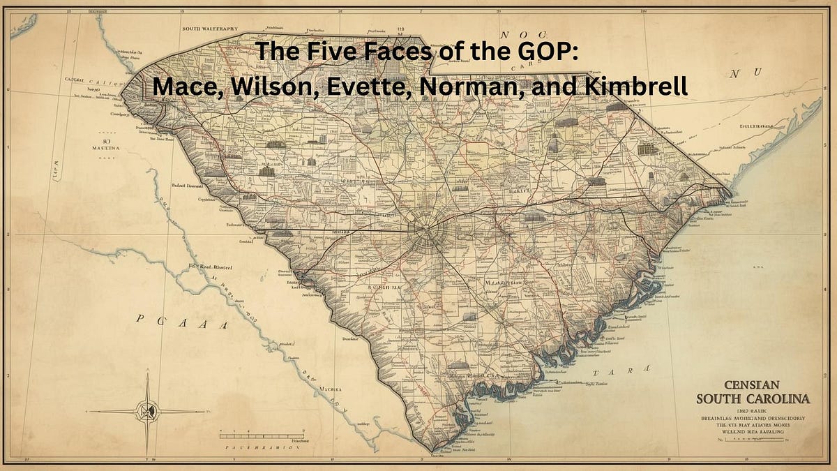The Five Faces of the GOP: Mace, Wilson, Evette, Norman, and Kimbrell