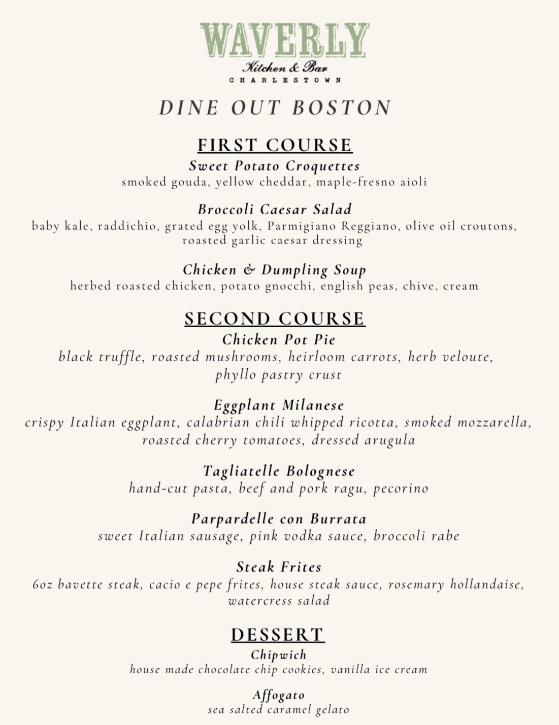The Best of Boston Restaurant Week - by Anna Darrow