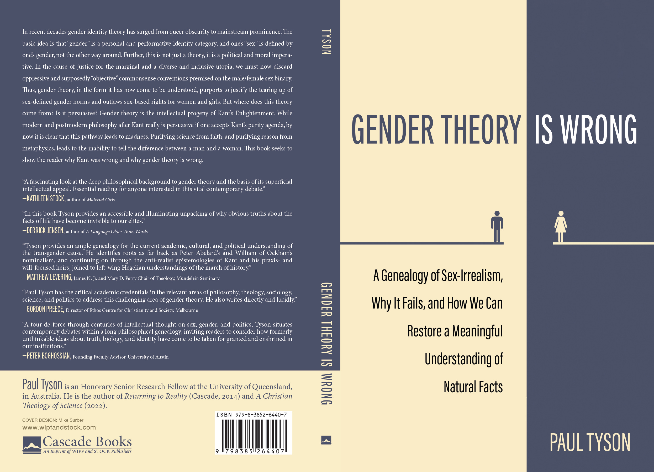 Gender Theory is Wrong - by Paul Tyson