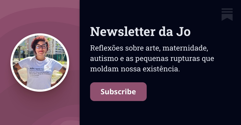 Newsletter da Jo | Jo Melo | Substack