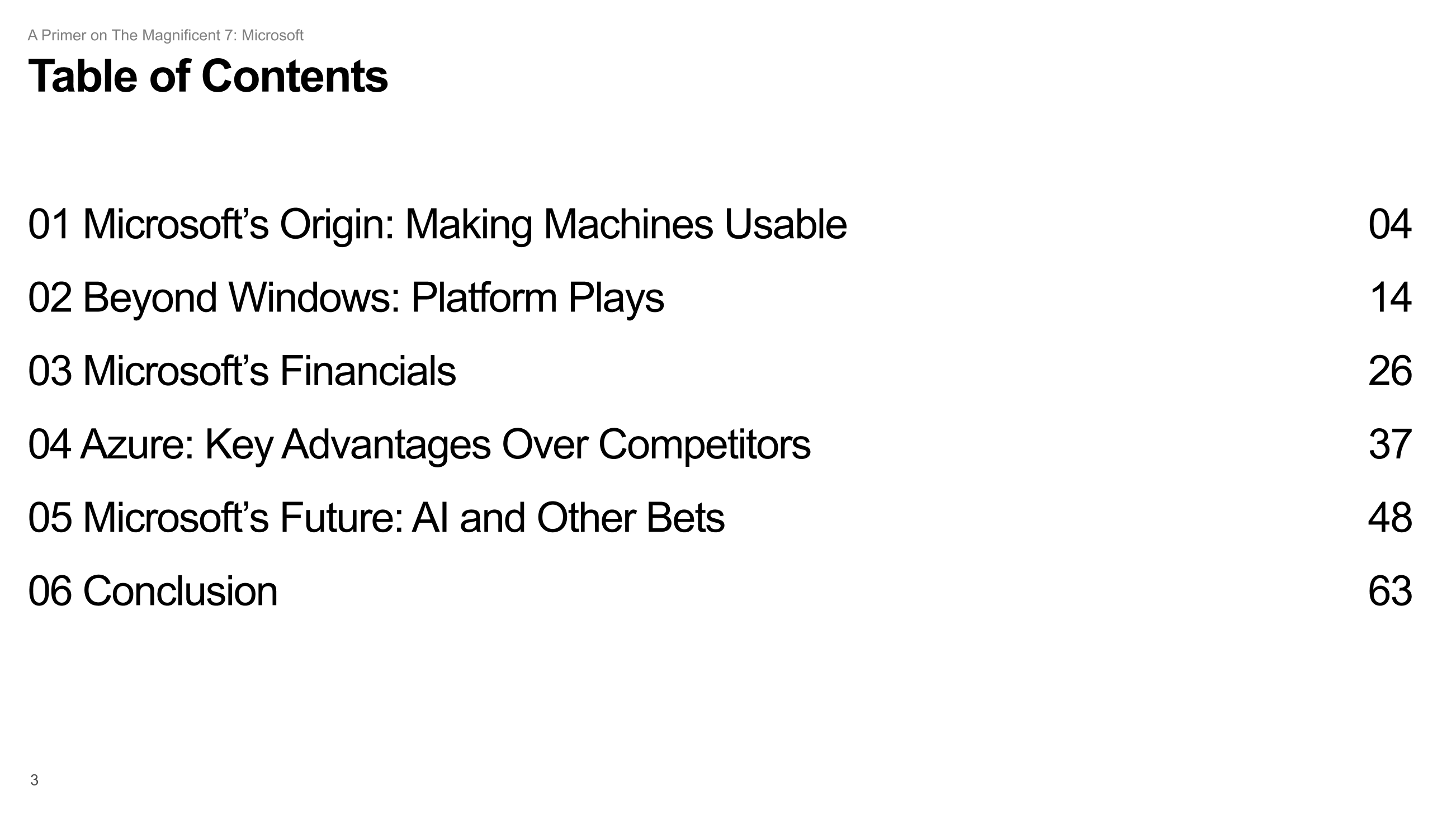 A Primer on Microsoft - Chamath Palihapitiya
