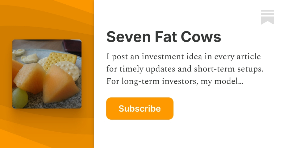 Seven Fat Cows | John | Substack