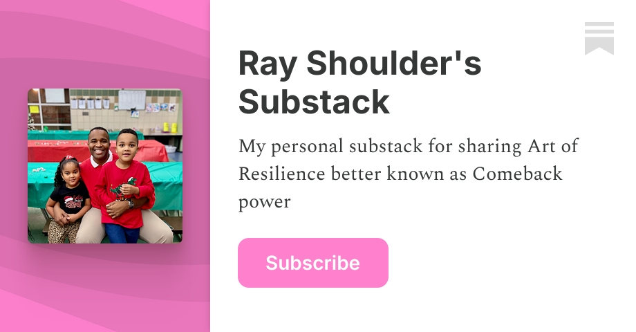 Ray Shoulder's Substack | Ray Shoulders | Substack