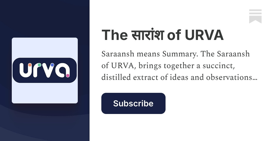 The सारांश of URVA | Chief Energetic Officer | Substack