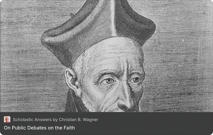 Christian B. Wagner (@scholasticanswers): "St. Isidore saying the same ...