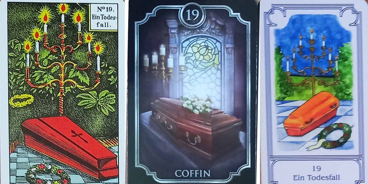 coffin tarot