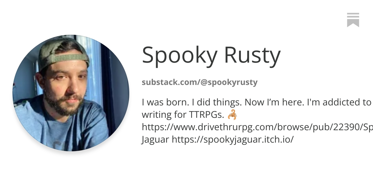 Spooky Rusty | Substack