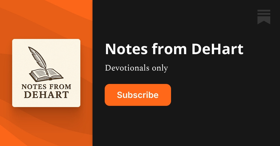 Prayer - by The Rev. Ben DeHart - Notes from DeHart