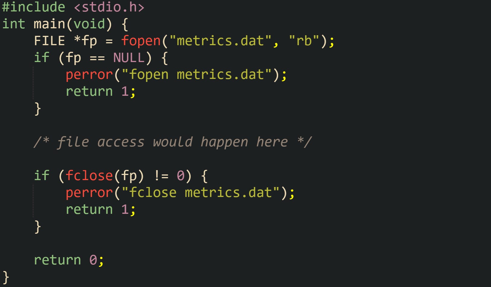 C File Input and Output with stdio