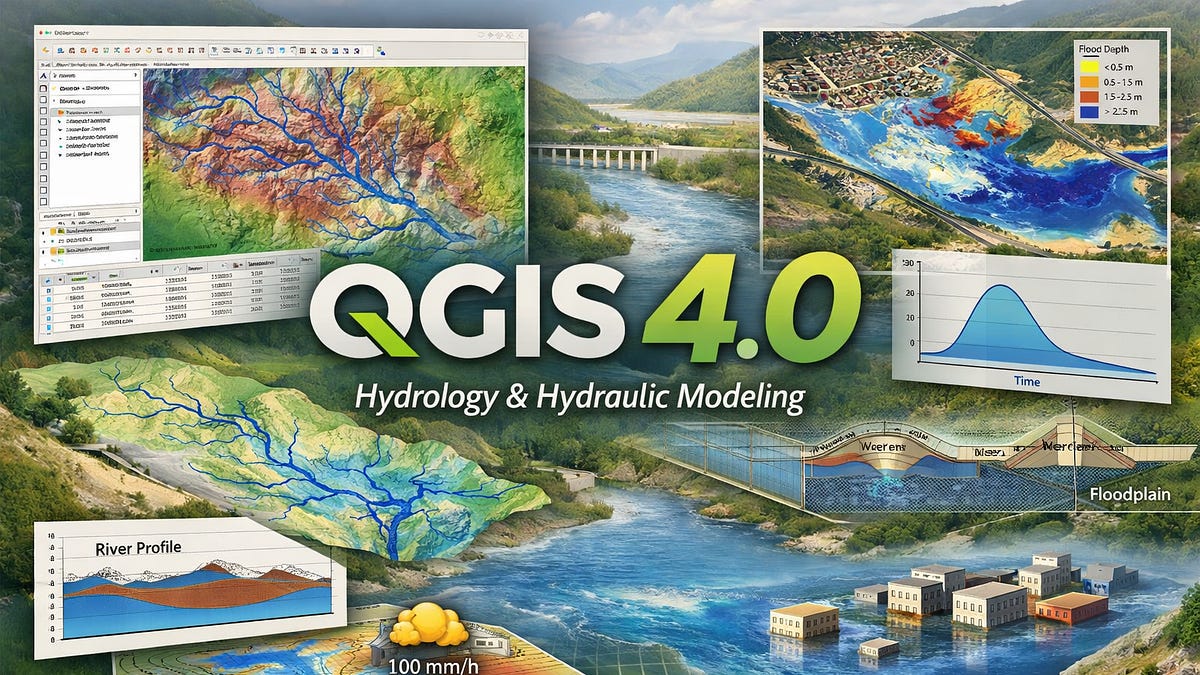 QGIS 4.0 - GIS for Hydraulic Modeling and GIS
