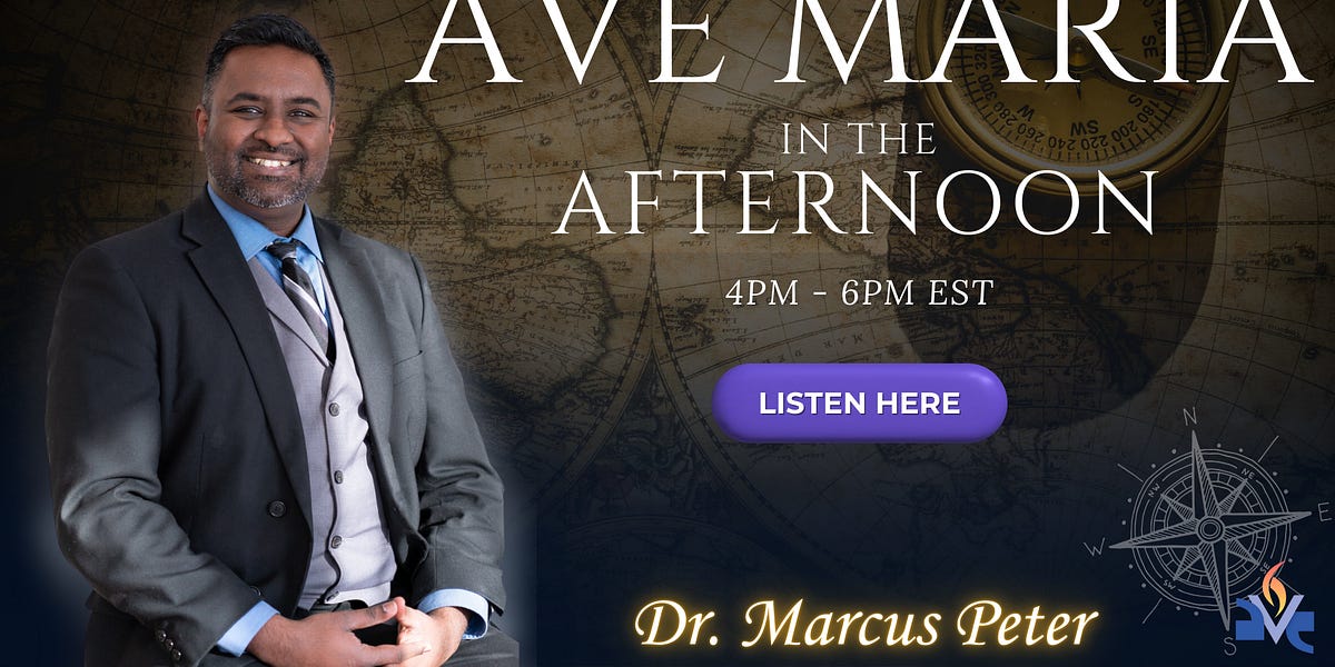 Dr. Marcus Peter - Radio Show (Ave Maria in the Afternoon)