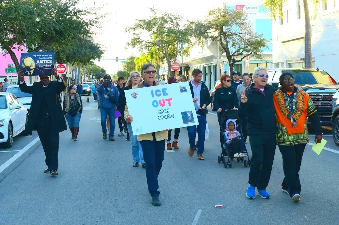 Immigration debate sparks friction at MLK Day events in Lake Worth Beach